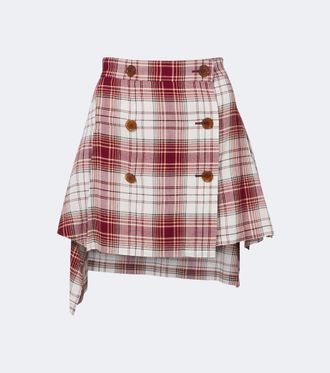 Vivienne Westwood Minirock Marta aus Cr&ecirc;pe