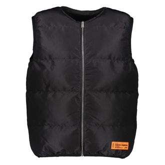 Heron Preston Field Weste mit durchgehendem Rei&szlig;verschluss - - Jackets - Herren - Schwarzk - XS