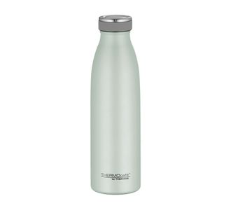 Thermocaf&eacute; by Thermos TC BOTTLE pastell mint gr&uuml;n matt 0,50l, Isolierflasche aus Edelstahl, kohlens&auml;urefest, 12h hei&szlig; 24h kalt, Auslaufsicher, f&uuml;r Schule, Unterwegs & B&uuml;ro
