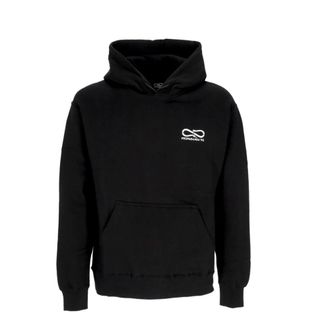 PROPAGANDA Schwarzer Novanta Hoodie mit K&auml;ngurutasche - - Sweatshirts & Hoodies - Herren - Schwarzk - XL