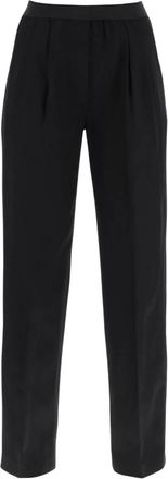 Loulou Studio Femme, Pantalons, Noir, Taille: 30 FR Pantalone
