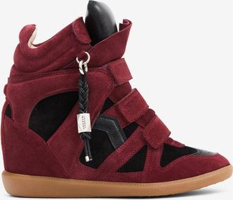 Isabel Marant Baskets Bekett Ring - Femme - Bordeaux-noir - Taille35 - Isabel Marant