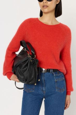 Gerard Darel Pull en mohair - ELORA - Rouge baiser