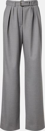 Dries Van Noten Weite Hose aus einem Wollgemisch