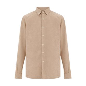 Family Fir$t Milano Family First, Homme, Chemises, Beige, Taille: M Chemise D&eacute;contract&eacute;e Boutonn&eacute;e