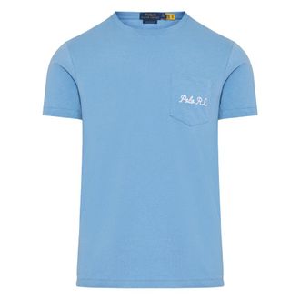 Polo Ralph Lauren Homme, Tops, Bleu, Taille: XL T-shirt en coton Polo Bear