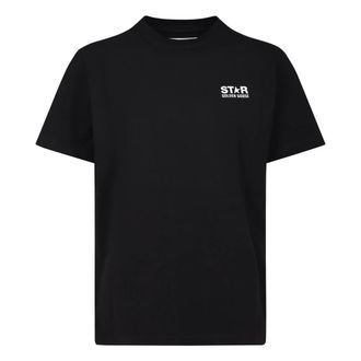 Golden Goose Star Regular T-Shirt - - Tops - Damen - Schwarzk - XS