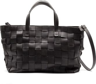 P.A.R.O.S.H. P.a.r.o.s.h., Femme, Sacs, Brun, Taille: ONE Size Maxi Tram Weave Tote