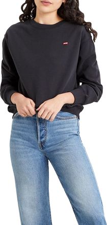 Levi's Damen Standard Crew Sweatshirt,Caviar,XS