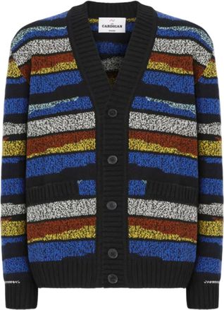 Missoni cardigan à poche rayée - Noir
