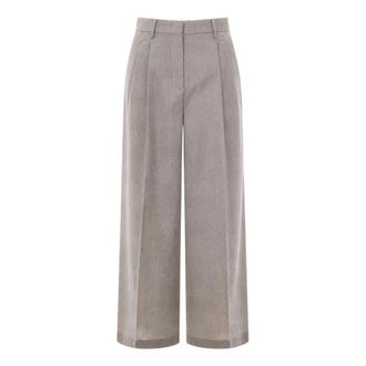Max Mara Wkdovvio Weite Hose - - Trousers - Damen - Beige - S