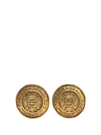 Chanel boucles doreilles à fermoir clip (1970-1980)