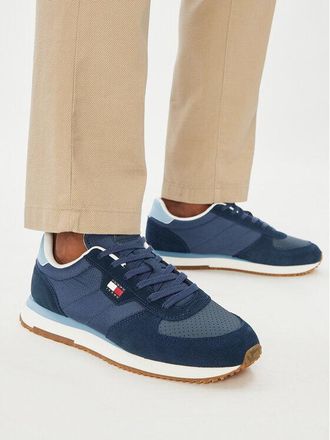 Tommy Jeans Sneakers Tj Runner Flag Mix EM0EM01774 Dunkelblau