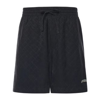 Casablanca Volcano Jacquard Seidenshorts - - Shorts - Herren - Schwarzk - L