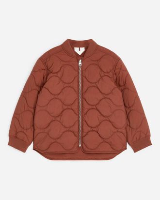 Arket Leichte Steppjacke -Braun