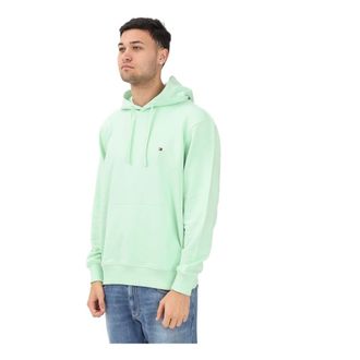 Tommy Hilfiger Homme, Sweatshirts et sweats &agrave; capuche, Vert, Taille: L Brushed Terry Sweat &agrave; capuche