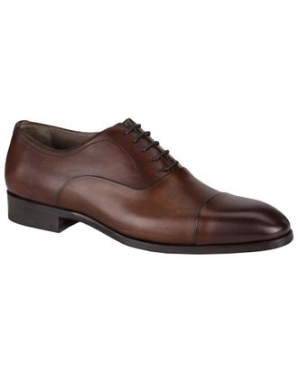 Magnanni Businesss-Schuhe in Oxford-Form aus Glattleder in