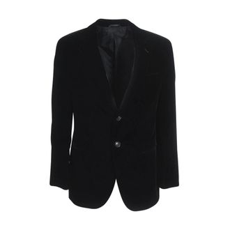 Giorgio Armani Icon George Line Single-Breasted Jacket - - Jackets - Herren - Schwarzk - XL