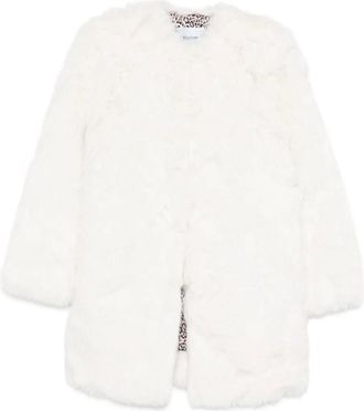 Blugirl Mantel aus Faux Fur - Weiß