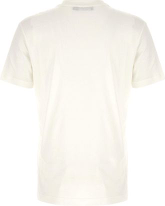 Dolce & Gabbana Logo-Embroidered T-Shirt - White