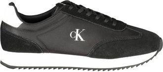 Calvin Klein Homme, Chaussures, Noir, Taille: 42 EU Baskets homme en cuir noir
