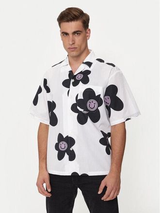 HUGO BOSS Hugo Hemd Eligino 50513855 Wei&szlig; Oversize