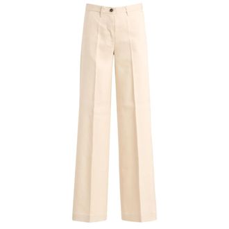 Nine In The Morning Nadia Weite Hose - - Trousers - Damen - Beige - W26