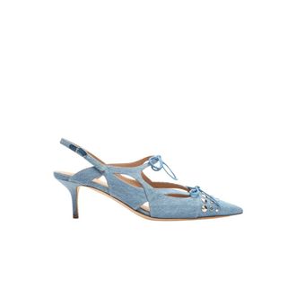 Scarosso Femme, Chaussures, Bleu, Taille: 35 EU Escarpins Slingback Flamboyants