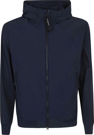 C.P. Company C.p. Company, Homme, Sweatshirts et sweats &agrave; capuche, Bleu, Taille: XS Shell-R Hooded Lens Jacket
