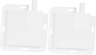 DOITOOL 2stücke Auffangwanne Für Klimaanlagen Ac-ablaufwanne Mit Trichterdesign Wasserauffangwanne Kompatibel Mit Verschiedenen Klimaanlagenmodellen Aus Robus