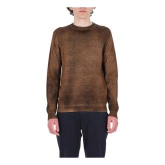 Avant Toi Reversible Rundhals-Strickware - - Knitwear - Herren - Braun - M