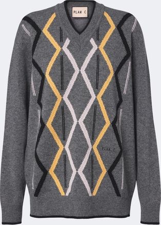 Plan C Pullover aus Wolle und Kaschmir