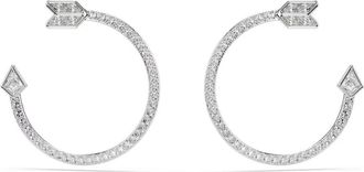 Swarovski Femme, Accessoires, Gris, Taille: ONE Size Idyllia Hoop Earrings