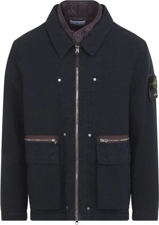 Stone Island Herren, Jacken, Blau, XLGr&ouml;&szlig;e