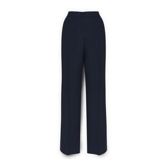 Elena Miro Cady Hose - - Trousers - Damen - Blau - 7XL