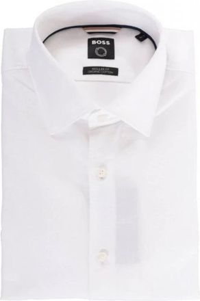 HUGO BOSS Homme, Chemises, Blanc, Taille: S Regular Fit Shirt H-JOE-soft-C1-214