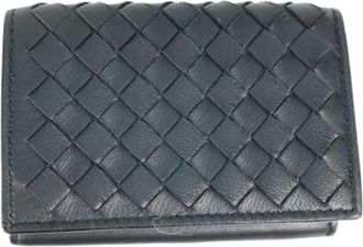 Bottega Veneta Portefeuille Pre-owned (tri-pli) - Homme - Pre-owned - Noir - Taille: ONE Size
