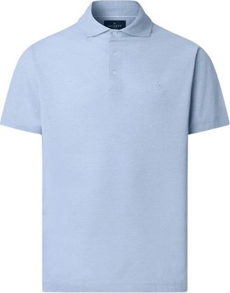 Hackett Polo en piqu&eacute; Oxford - Homme - Tops - Bleu - Taille: L