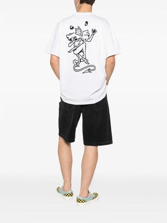 Carhartt Work in Progress Logo-Graphic T-Shirt - White