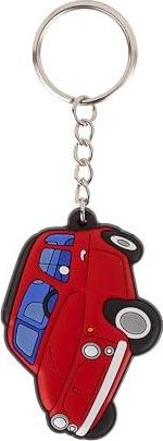 Puckator Porte-cl&eacute;s PVC - Fiat 500 Rouge