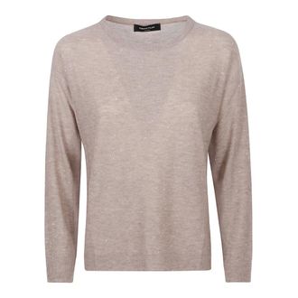 Fabiana Filippi Femme, Pulls, Beige, Taille: 38 FR Pull &agrave; sequins