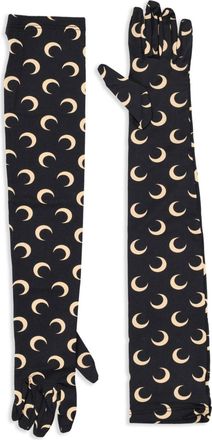 Marine Serre Crescent Moon Handschuhe - Schwarz