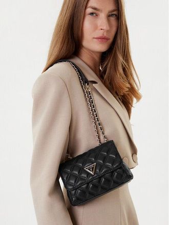 Guess Handtasche Giully II Mini HWQG96 73740 Schwarz