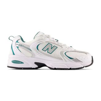 New Balance Baskets de course r&eacute;tro blanc/argent Mr530Ab - Femme - Chaussures - Blanc - Taille: 38 1/2 EU
