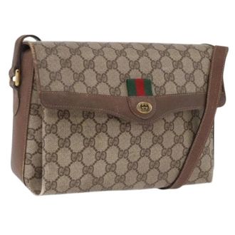 Gucci Sac bandouli&egrave;re vintage doccasion - Femme - Pre-owned - Brun - Taille: ONE Size