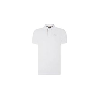 Barbour Klassisches Tartan Piquet Polo - - Tops - Herren - Wei&szlig; - XL