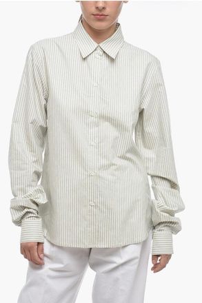 Maison Margiela MM6 Striped Cotton Shirt Balanced size 44