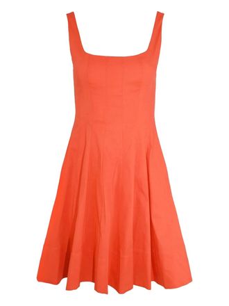 Staud robe Wells à coupe mi-longue - Orange