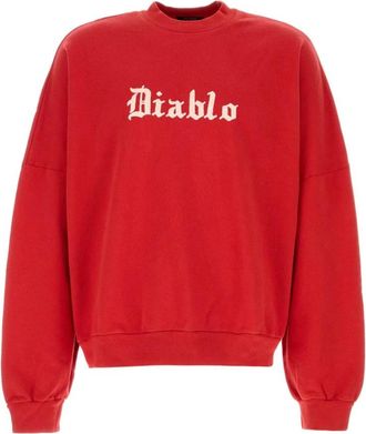 Willy Chavarria Homme, Sweatshirts et sweats &agrave; capuche, Rouge, Taille: M SweaT-shirts