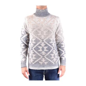Dondup Homme, Pulls, Multicolore, Taille: L Pull à col roulé